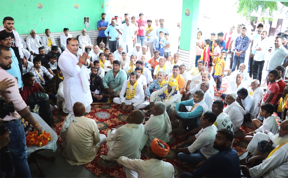 हमेशा समर्पित भाव से की पृथला क्षेत्र के लोगों की सेवा : दीपक डागर - Global Haryana