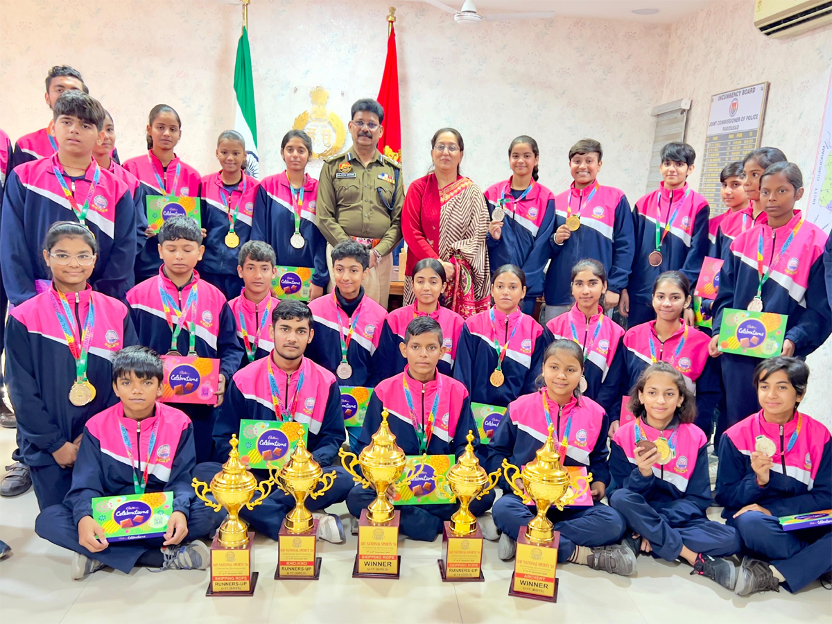 DAV स्कूल संस्था के National Games में DAV पुलिस पब्लिक स्कूल